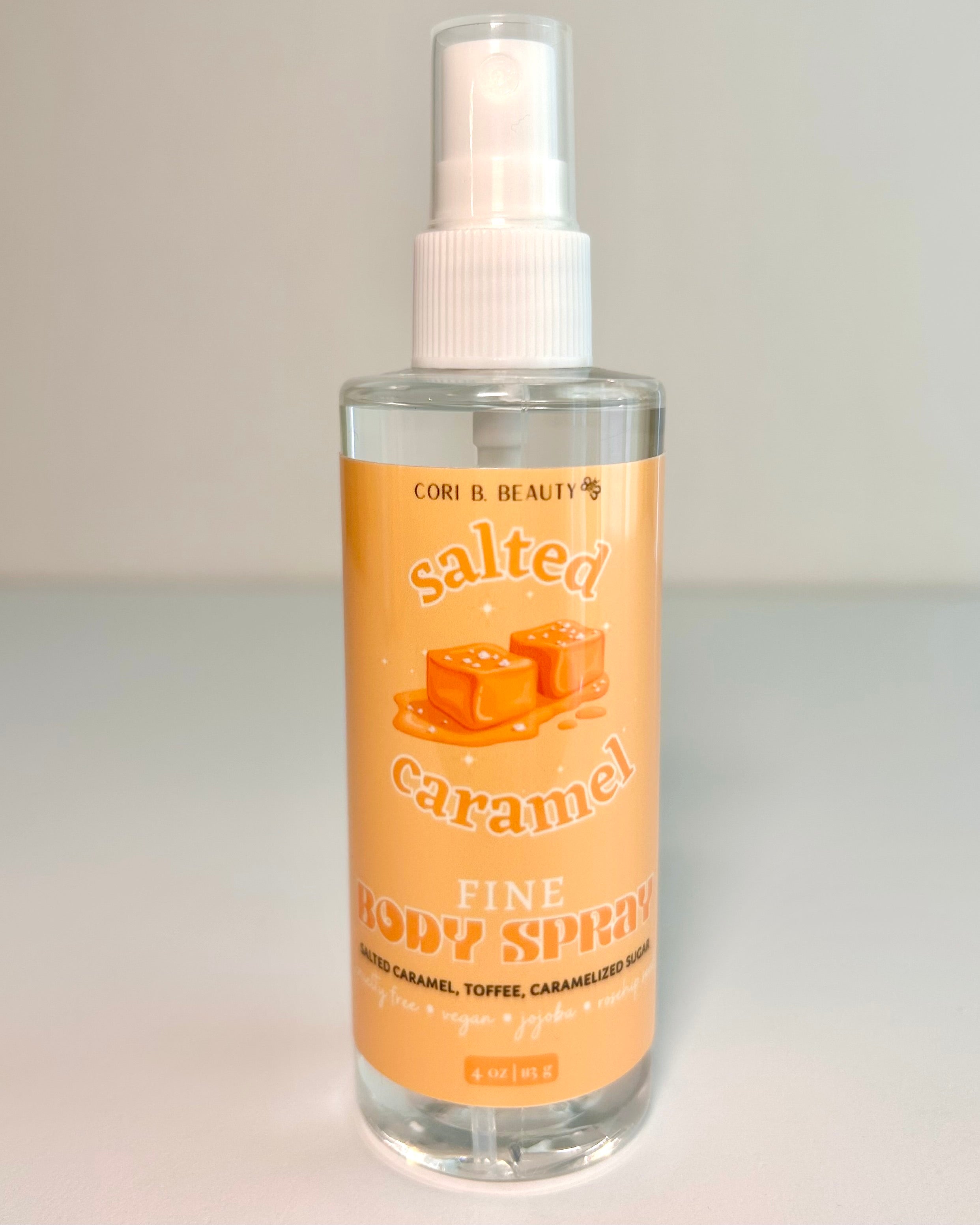 "Salted Caramel" Fine Body Spray – Cori B. Beauty