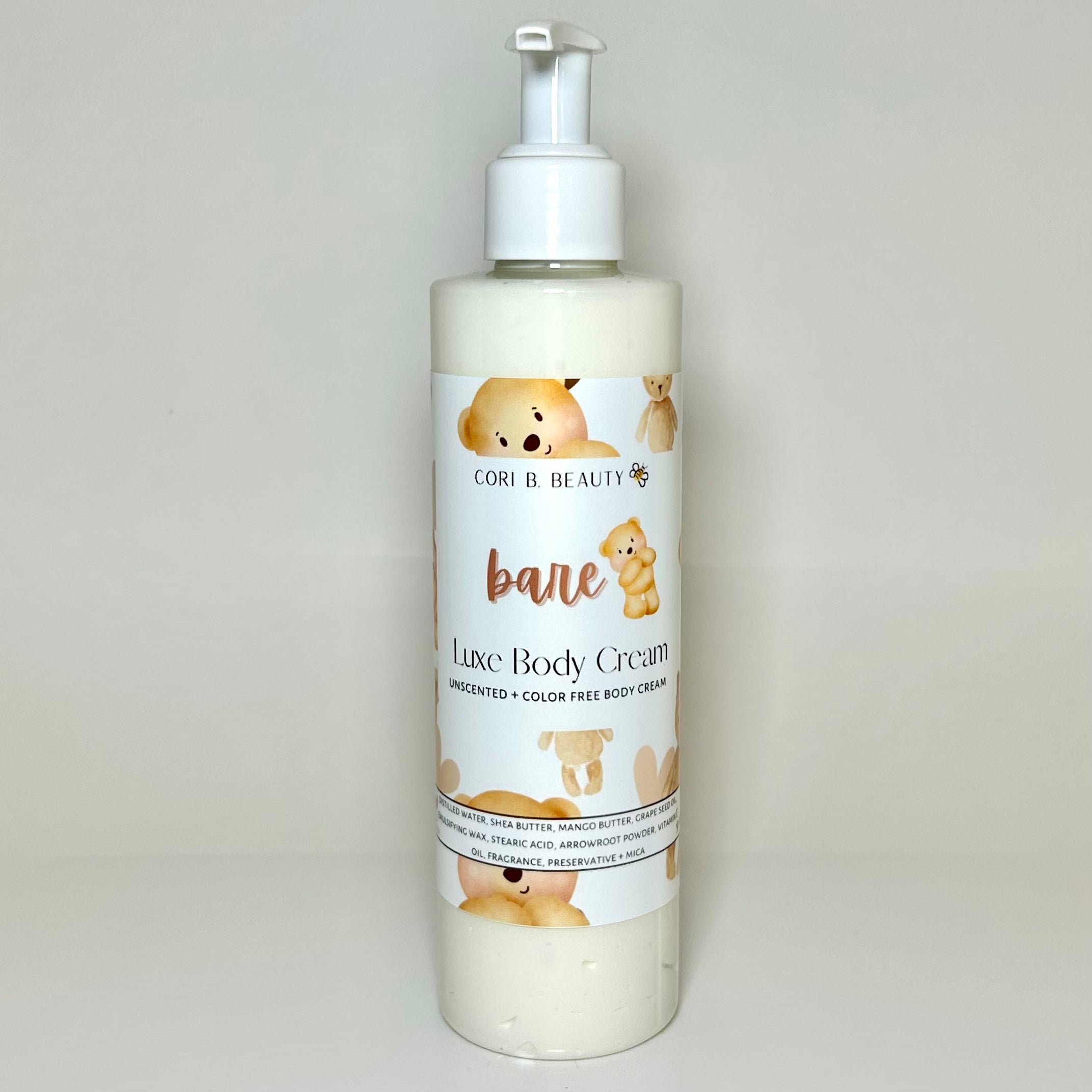 “Bare" Luxe Body Cream – Cori B. Beauty