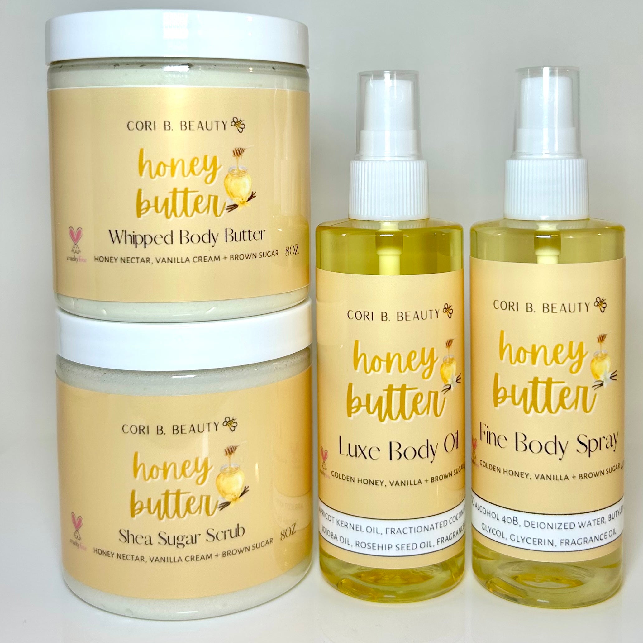 “Honey Butter” Bath Bundle – Cori B. Beauty